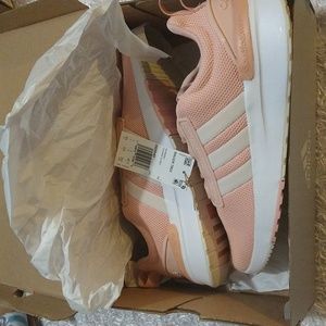 adidas | Shoes | Adidas Pink Womens Athletic Running Shoes Size 85 ...